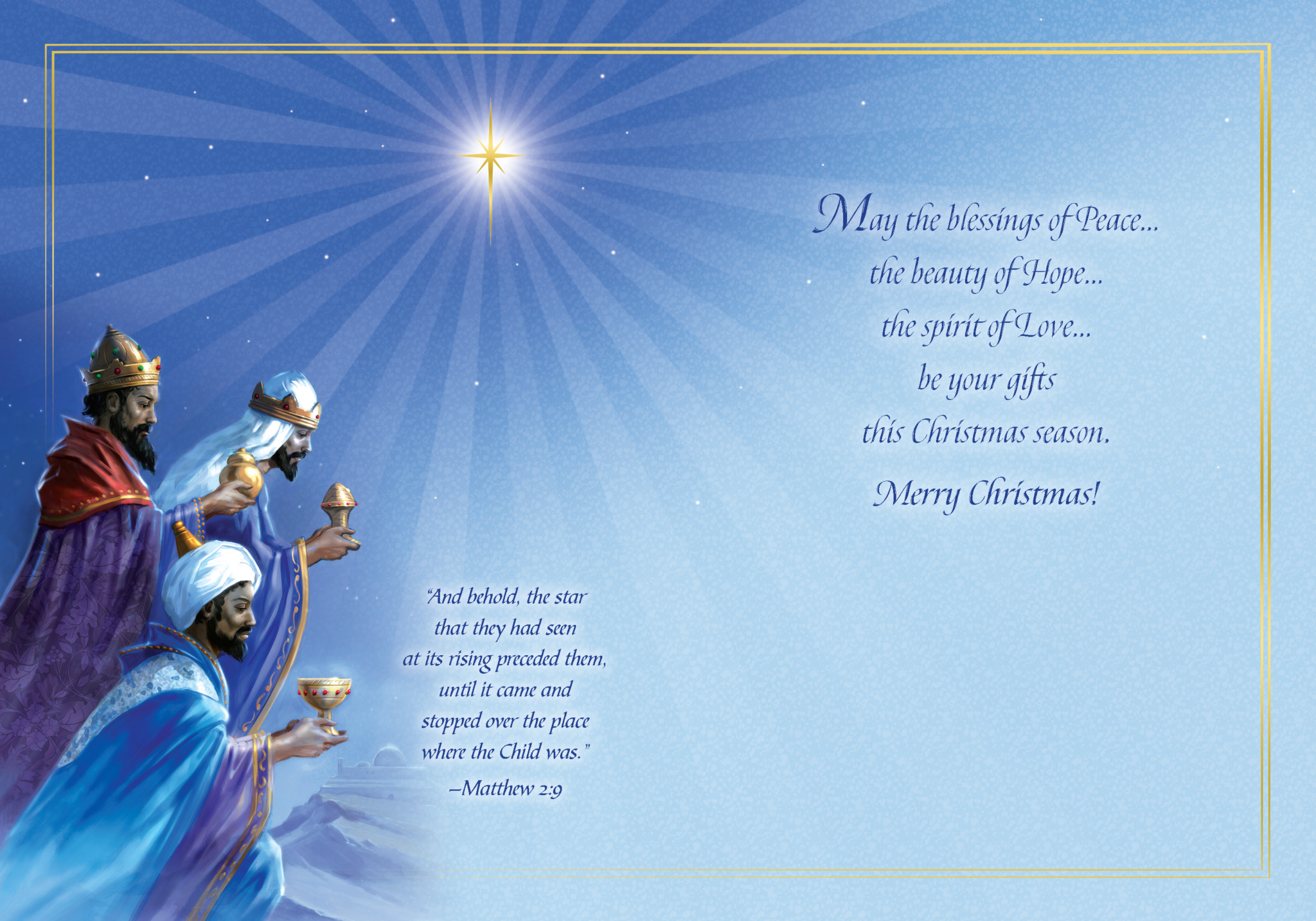 2025 Custom Christmas Cards - Josephite Pastoral Center